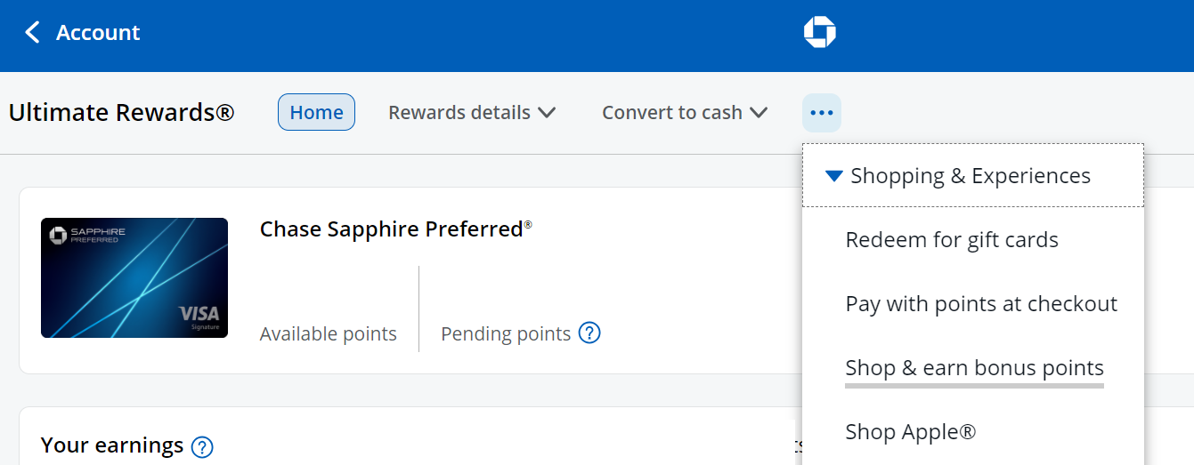 Portal de compras de Chase: cómo utilizar Shop Through Chase para ganar ...
